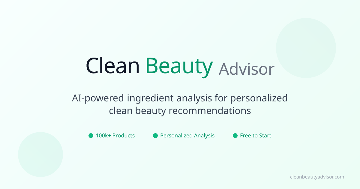 Clean Beauty Advisor - AI-Powered Personalized Beauty Analysis